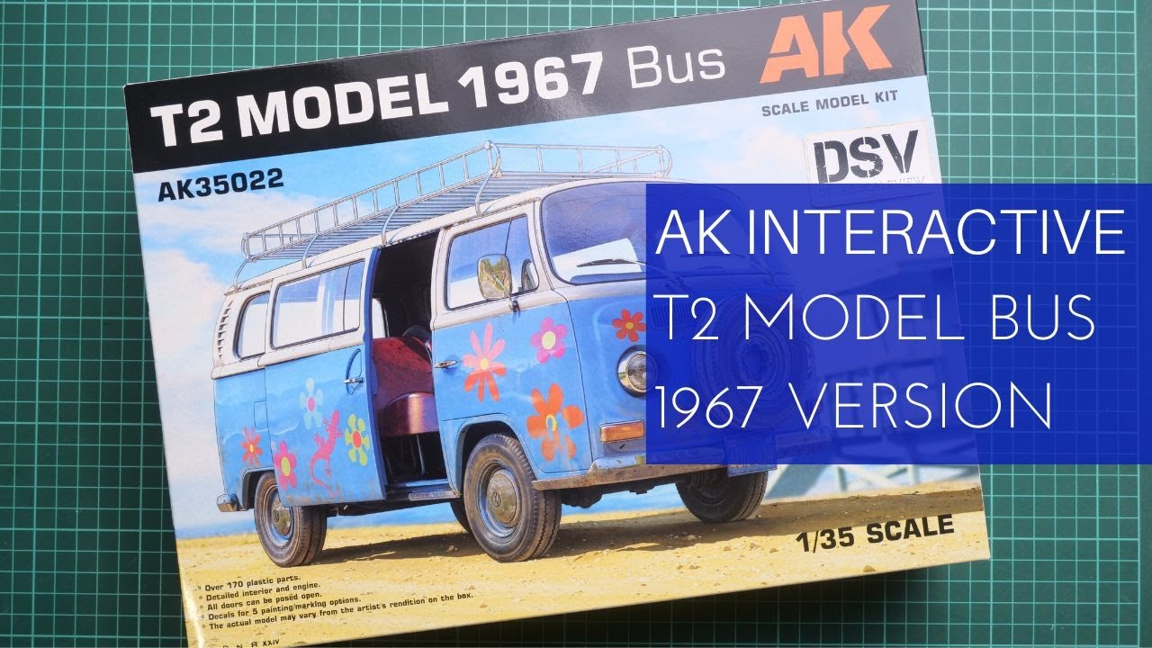 AK Interactive 1/35 T2 Model 1967 Bus (AK35022) Review - YouTube