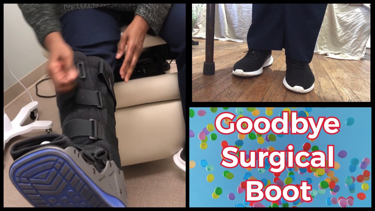 Getting my surgical boot removed#footsurgery#footrecovery#surgicalboot# ...