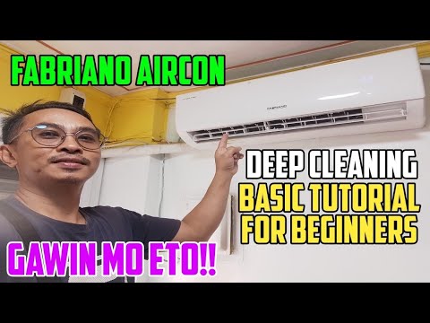 Fabriano Split Type Inverter Cleaning - YouTube