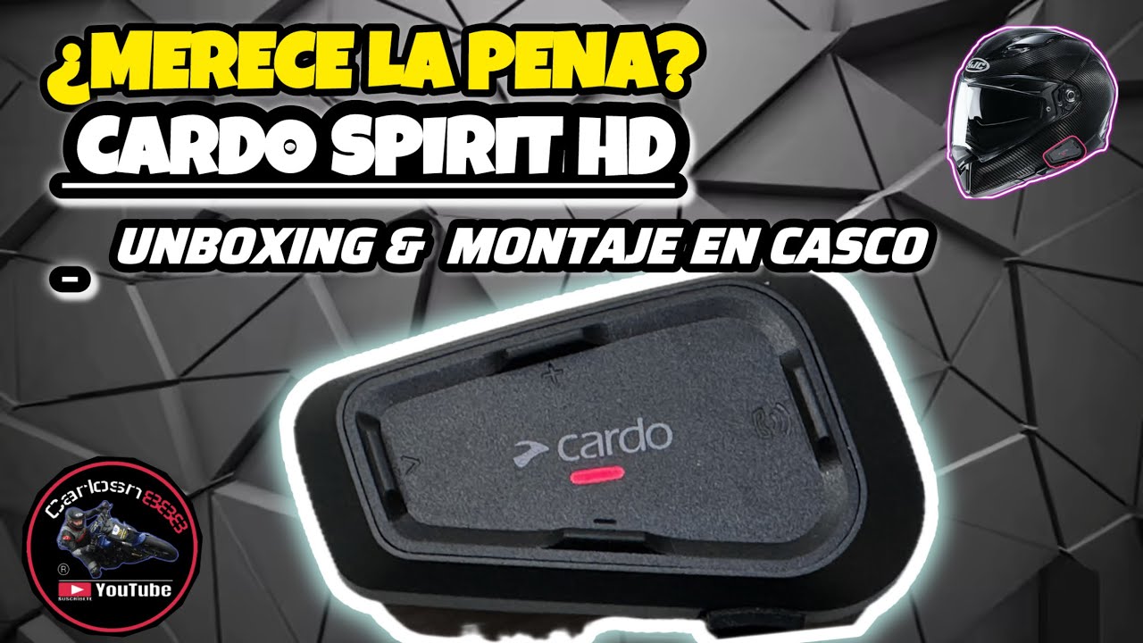 Cardo Spirit HD: El Intercom que Necesitas 🏍️ – Unboxing, Montaje en ...