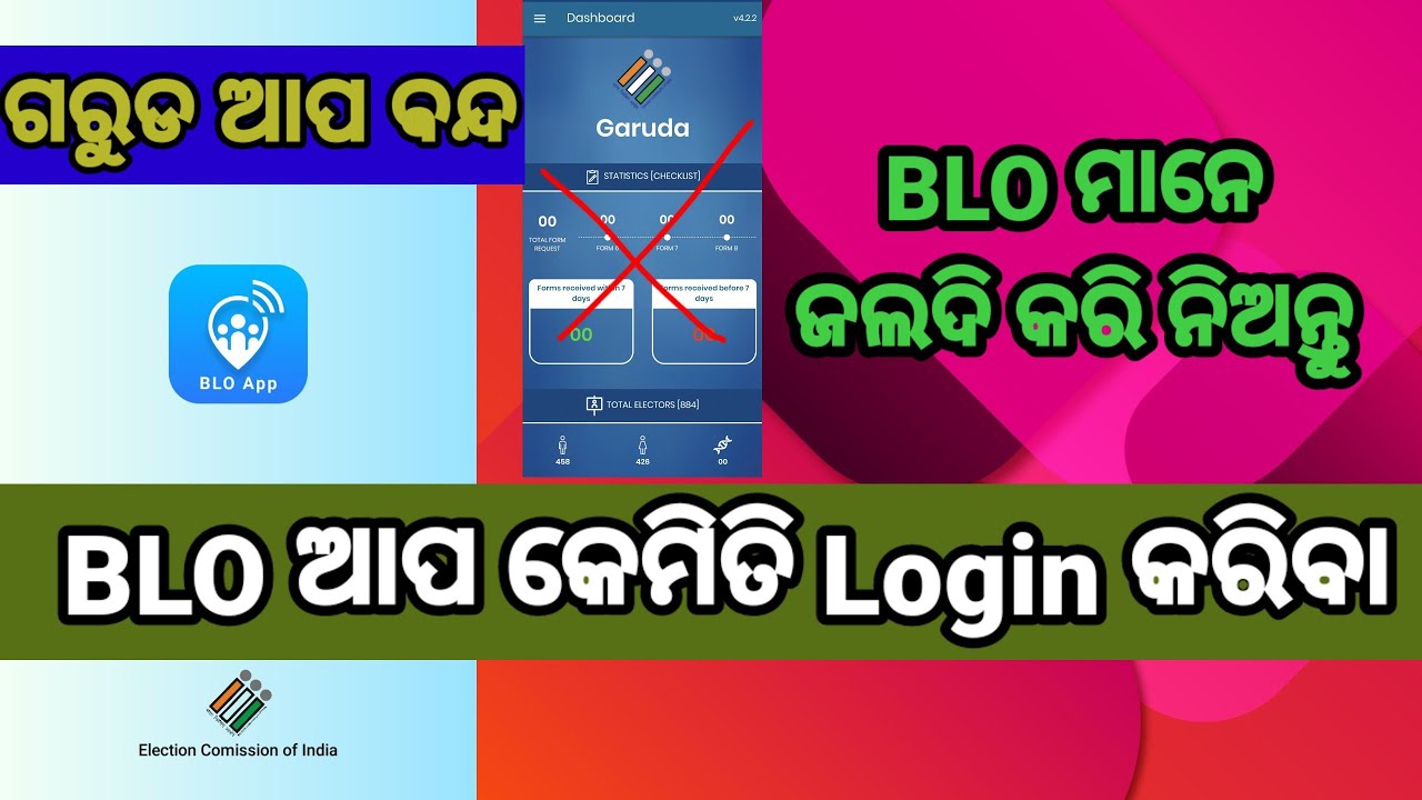 How to Login BLO APP I BLO APP କେମିତି ‌Login କରିବା ‌l gourangpages ...
