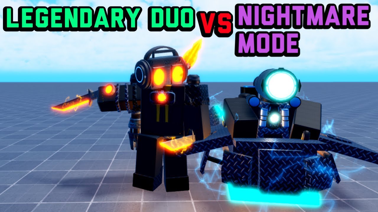 The LEGENDARY duo vs nightmare mode can they win!? super box siege ...
