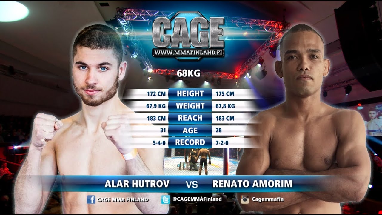 CAGE 52 Hutrov vs Amorim - Full Fight MMA - YouTube