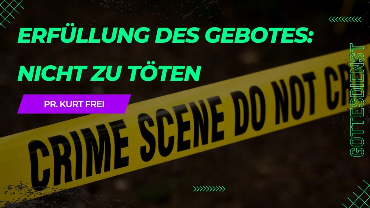 Gottesdienst 29.01.2023 - 11.00 Uhr - Thema: Erfüllung des Gebotes ...