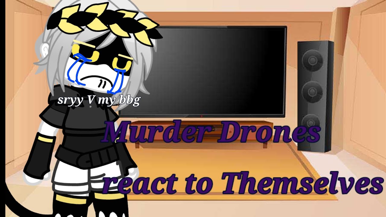 Murder Drones React to themselves|•|Sad ending 😞|•|Kkez|ft. V, J, N and ...