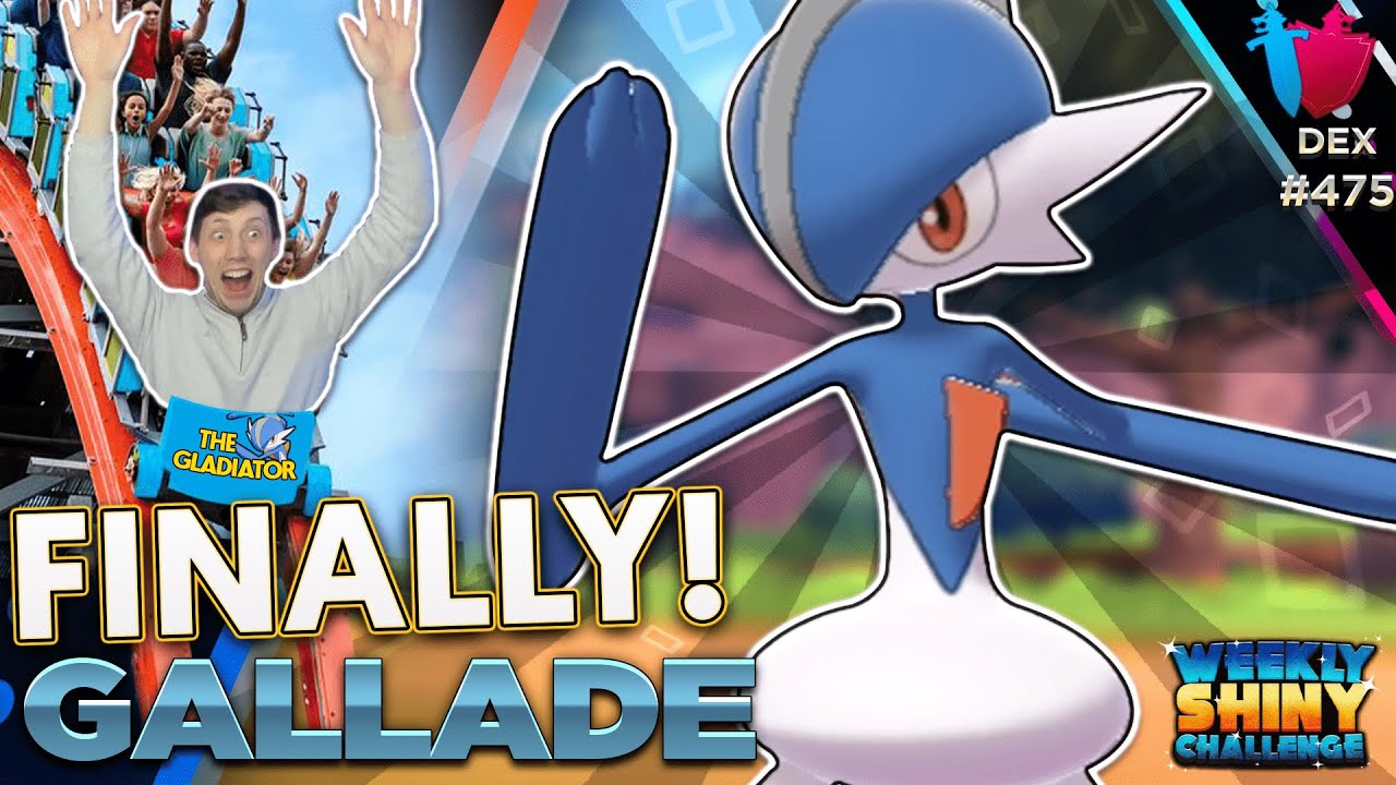 LIVE SINGING SHINY LUCK!! Crazy Shiny Gallade! | Sword and Shield Shiny ...