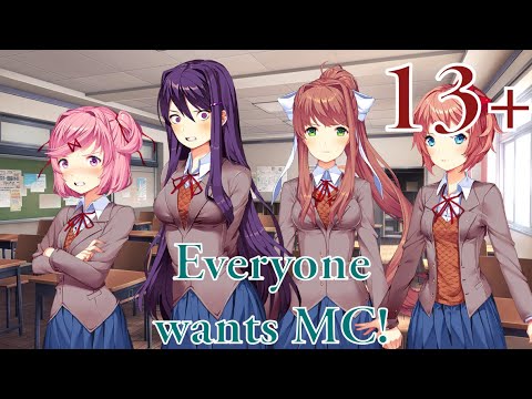 Everyone wants MC! - DDLC Fan Mod (Entry for World Collab) #WorldCollab