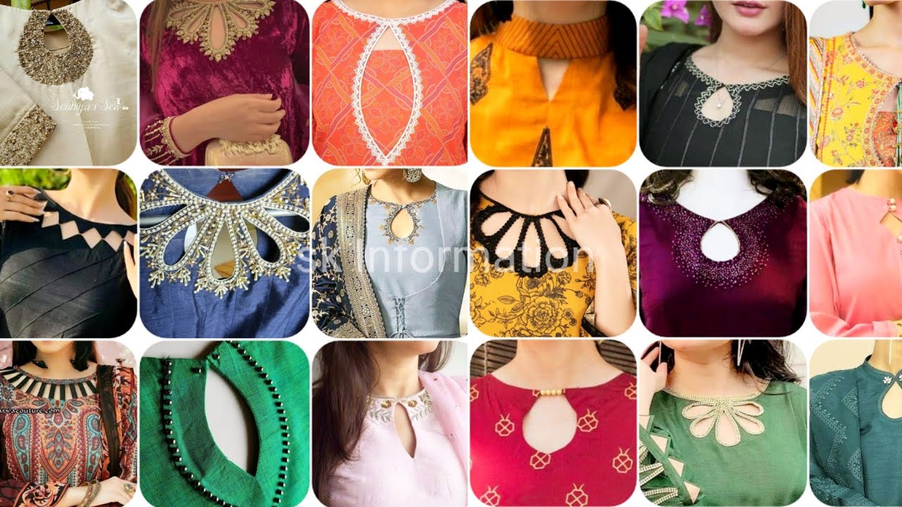 Boat Neck Designs 2023 || Very Attractive Neck Designing ideas. - YouTube
