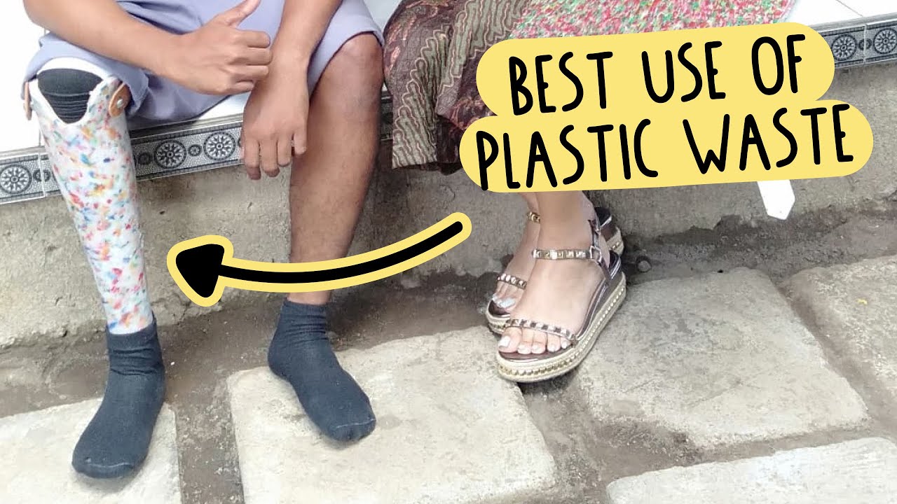 Prosthetic legs made from plastic waste! - YouTube