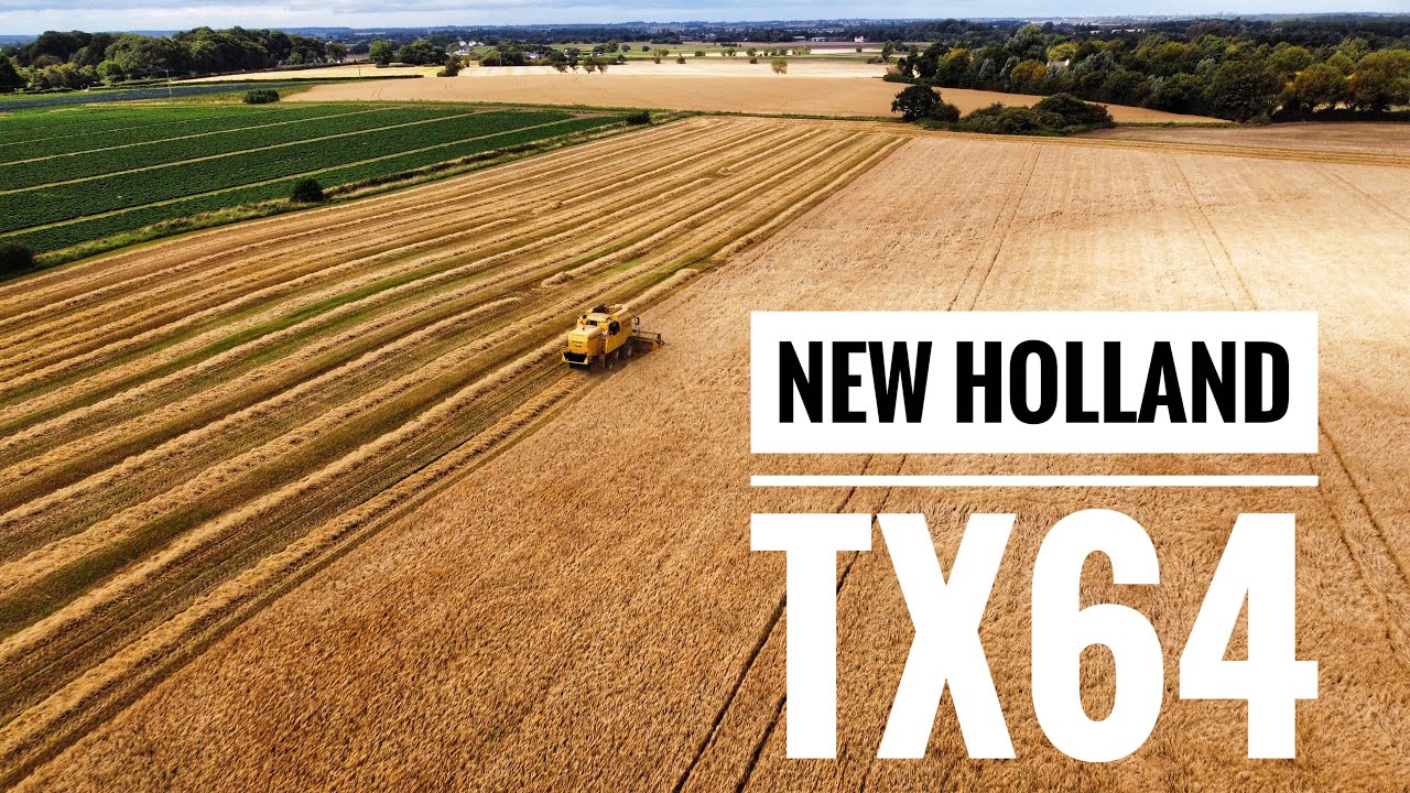 1996 New Holland TX64 combine harvester in Lancashire - YouTube