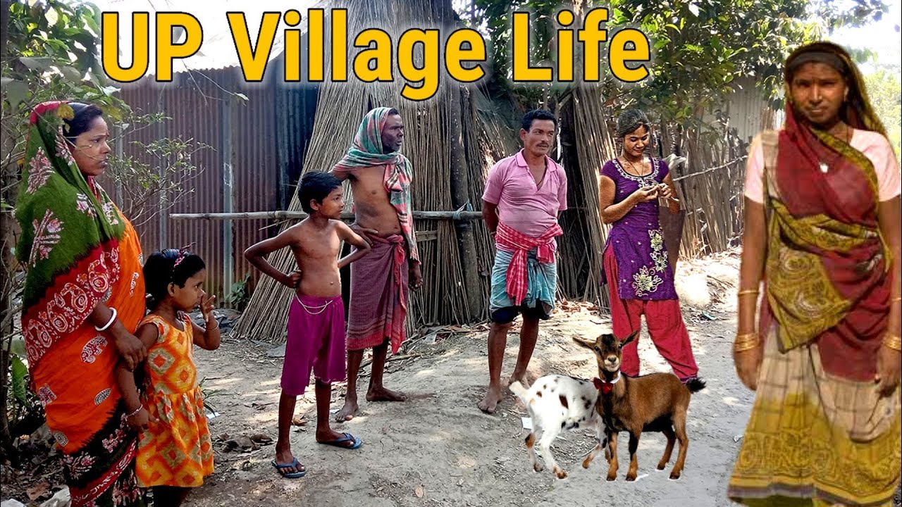 Life Of Poor Villages India Uttar Pradesh/morning Village lifestyle ...