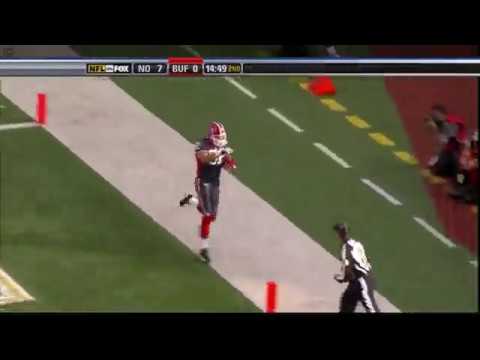 Brian Moorman TD Pass to Ryan Denney - Saints vs. Bills, 9/27/09 - YouTube