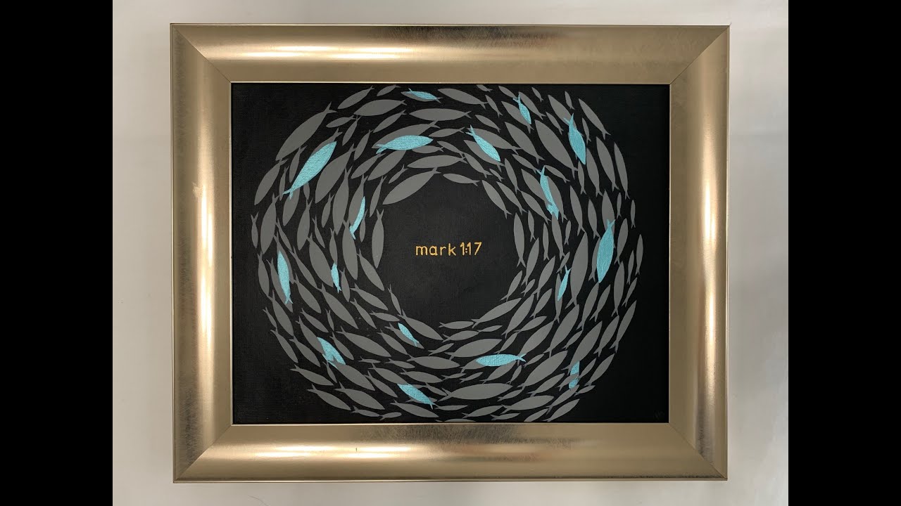 How I Painted "The Chosen" Opening Credits Scene of a School of Fish ...