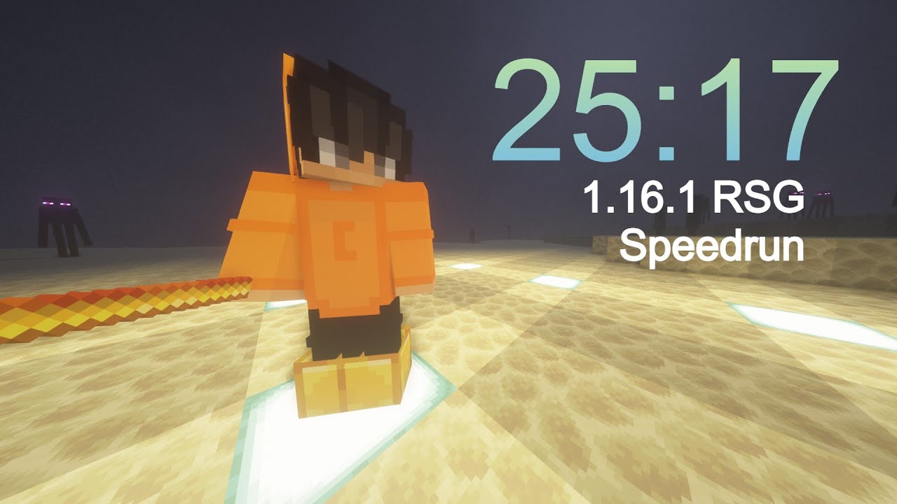 MINECRAFT PB SPEEDRUN IN 25 MINUTES [25:17] - YouTube