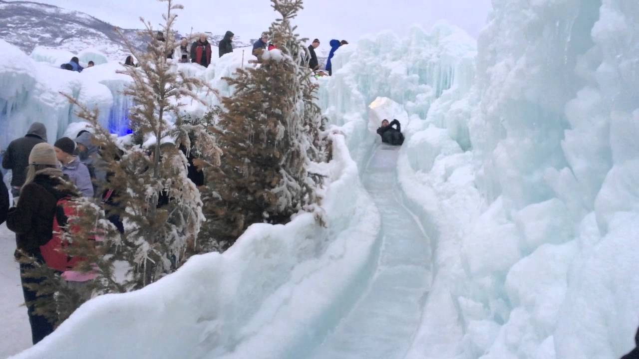 Midway Ice Castles 2016 - YouTube