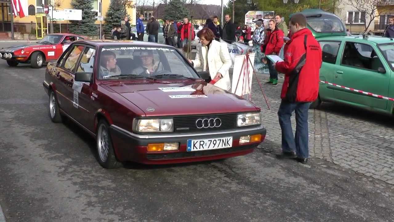 46 Rajd Żubrów - Robert Ptak / Kinga Królikiewicz - Audi B2 Quattro ...