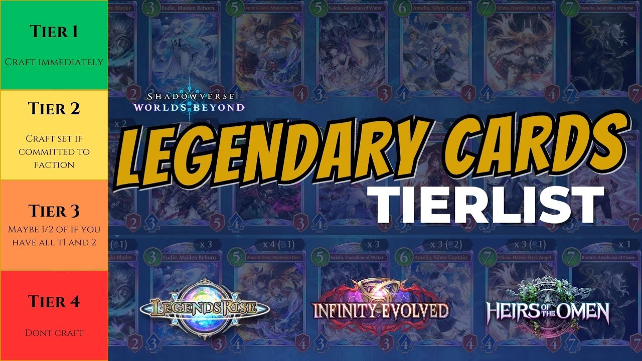 Legendary Card Tier List October 2025 (Shadowverse Worlds Beyond) - YouTube