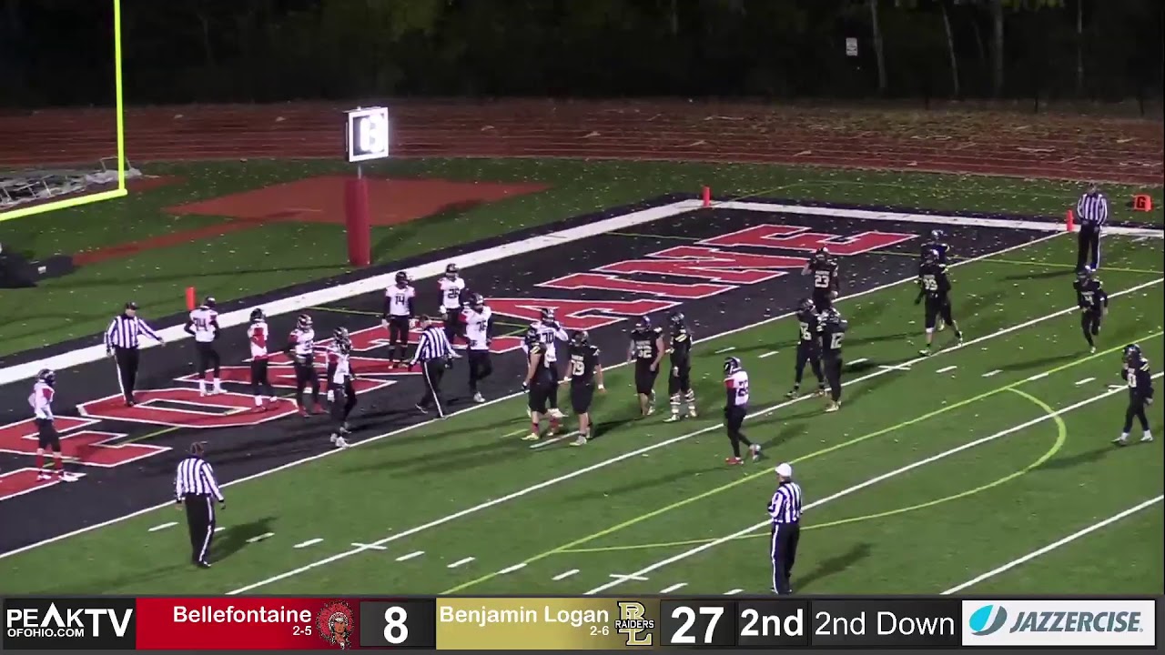 Bellefontaine vs Benjamin Logan HS Football - YouTube