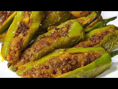 Masala Mirchi Recipe || How To Make Mirchi At Home || Kari Bhari Mirchi ...