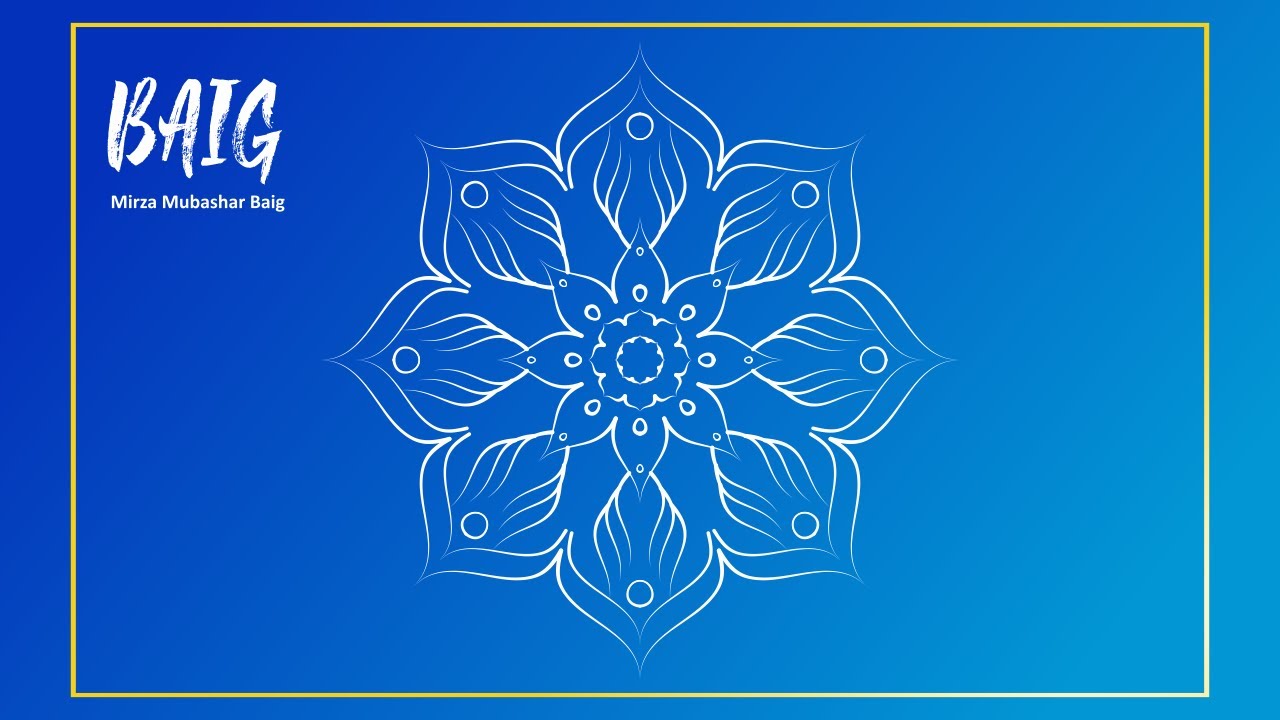 Mandala Design 008 | Mandala Basics | Mandala in CorelDraw | Baig ...