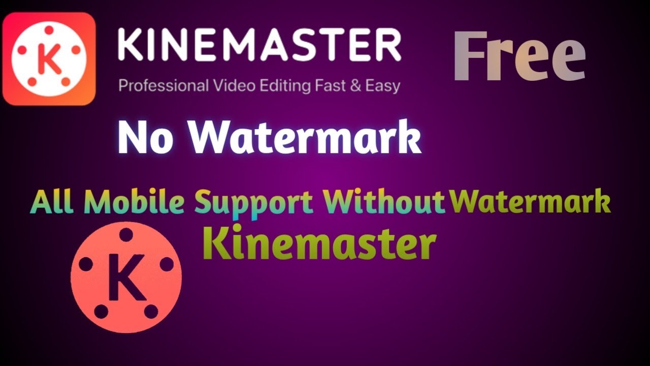 My First Video | How to Remove Kinemaster Watermark, Kinemaster ka ...