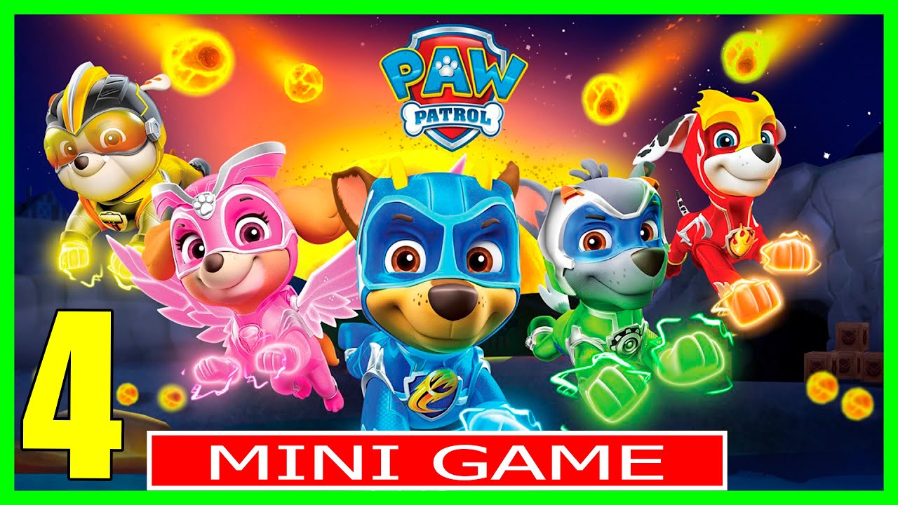 Paw Patrol: Mighty Pups - Mini Games - "MARSHAL" part 4 - Gameplay - No ...