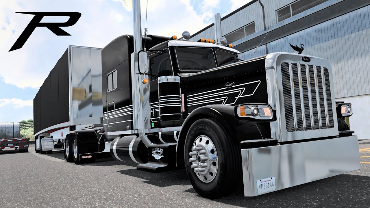 Rollin 389 Mod and Thrustmaster T818 | American Truck Simulator - YouTube