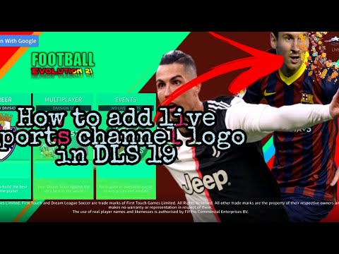 How to add live sports channel logo in DLS 19 | Like Star Sports - YouTube