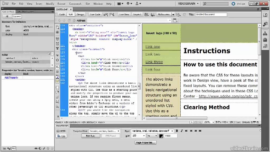 3.1 Using a Predefined HTML5 Layout - YouTube
