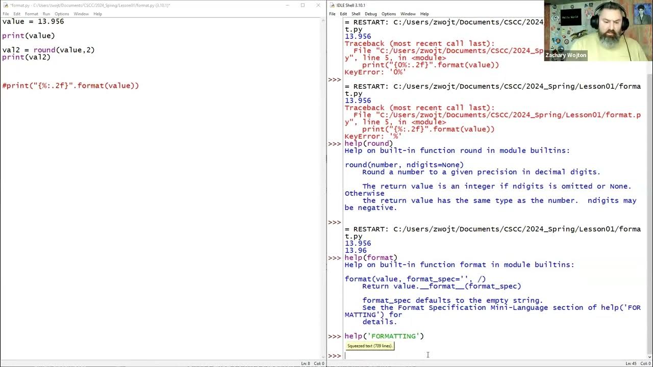Python CSCC Fundamentals Of Scripting Lesson01 Week02 - YouTube