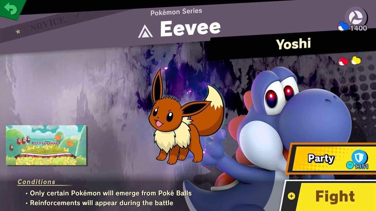 459. Eevee - Fair Spirit Battle - Super Smash Bros. Ultimate - YouTube