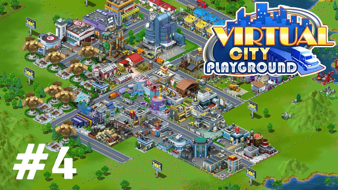 Virtual City Playground #4 - Building More Industries - YouTube