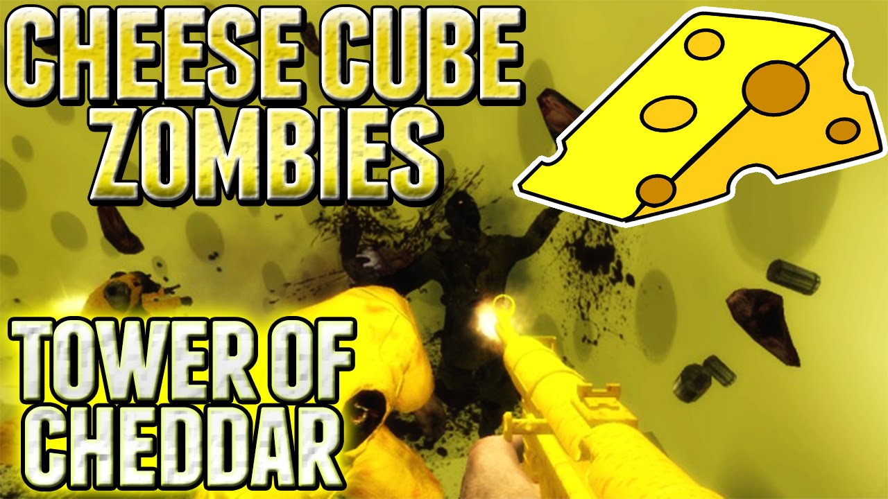 ULTIMATE ZOMBIE TROLL MAP!! "Tower of Cheddar" (Cheese Cube Zombies ...