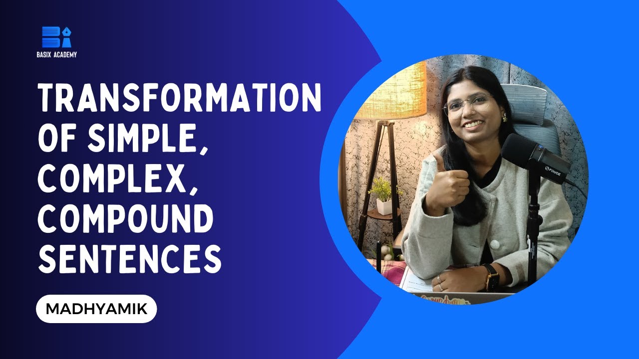 Transformation of Simple, Complex, Compound Sentences | English ...