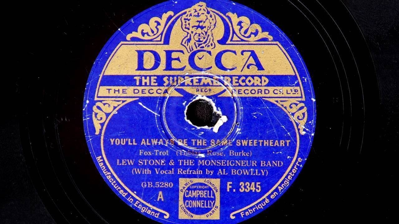 Lew Stone and His Monseigneur Band - You'll Always be the Same ...