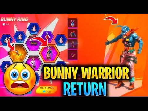 NEW EVENT FREEFIRE | I GOT BUNNY BUNDLE 😱& ALL RARE BUNNY ITEMS MP40 ...