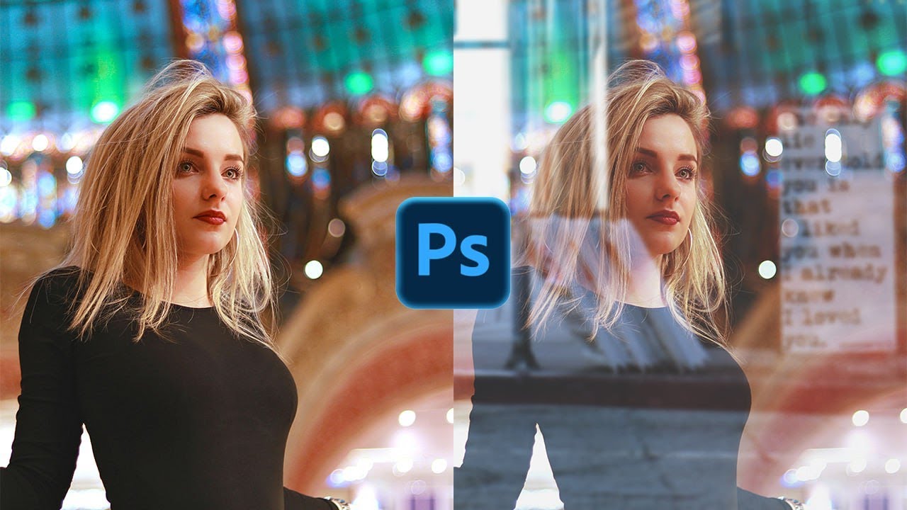 How to make Glass Reflection Effect in Photoshop | photoshop tutorial ...
