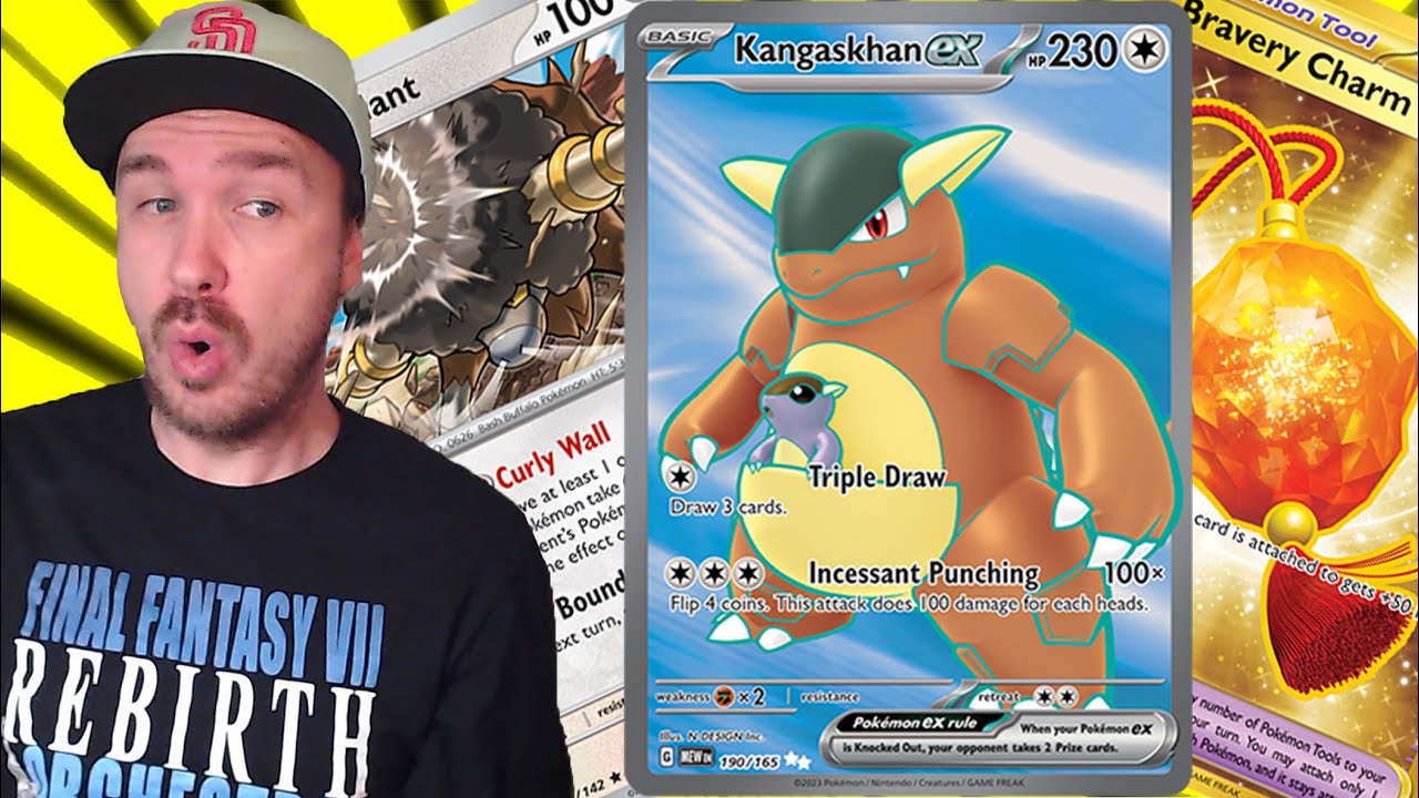 Kangaskhan Ex - THE BEST BULKY BASIC POKEMON with Bouffalant and ...