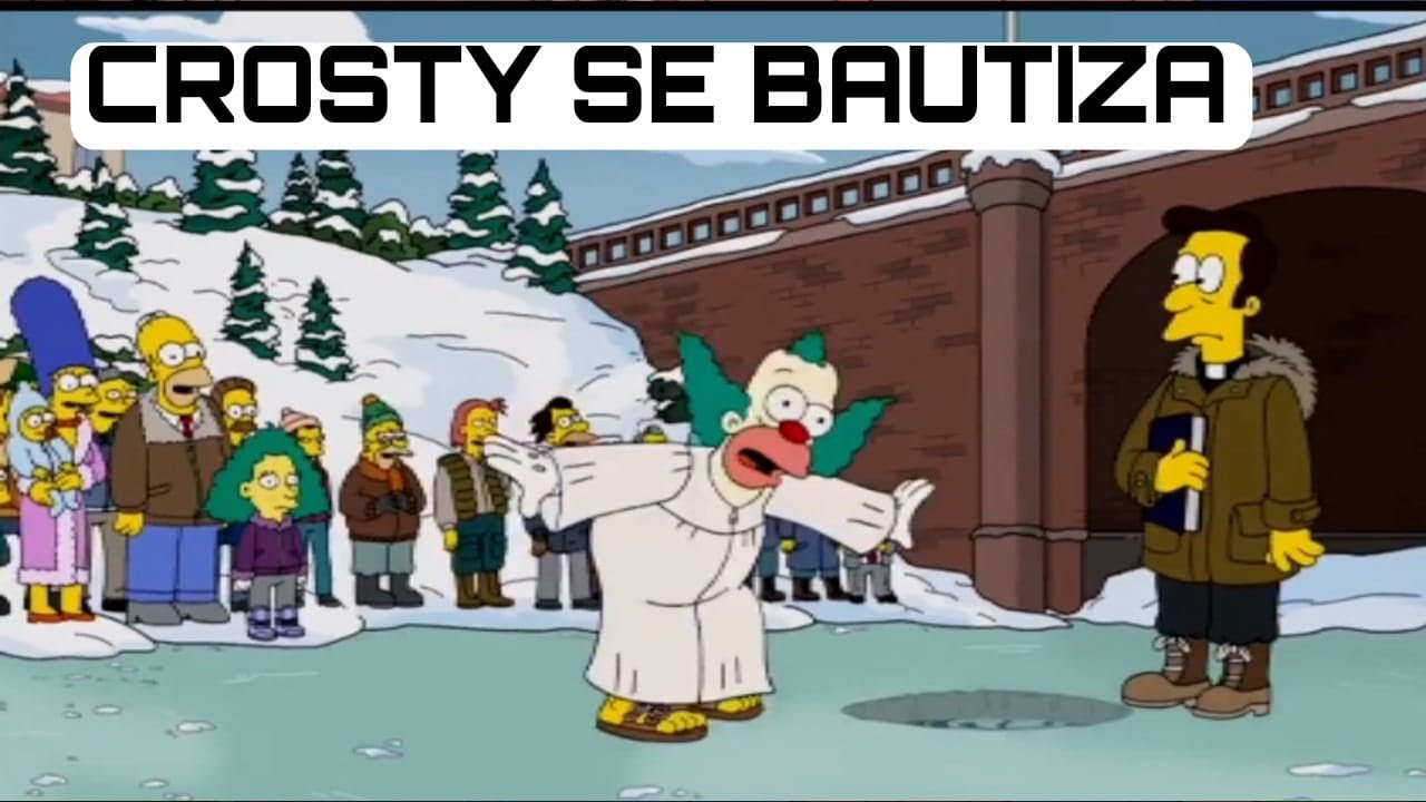 Crosty se vuelve un creyente Los simpsons - YouTube