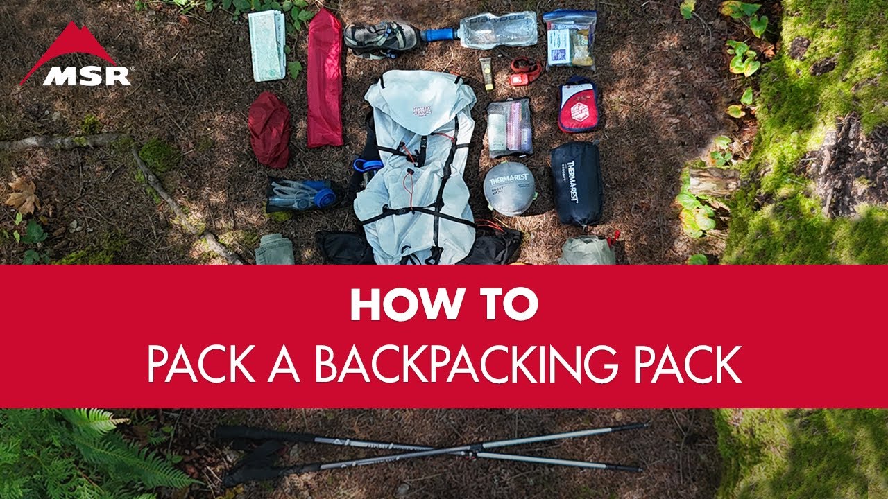 How to Pack a Backpacking Pack - YouTube