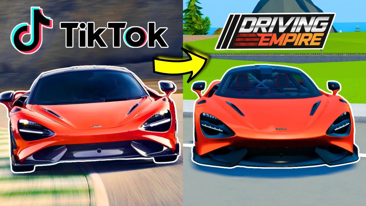 Remaking TikTok Cars In Driving Empire! - YouTube