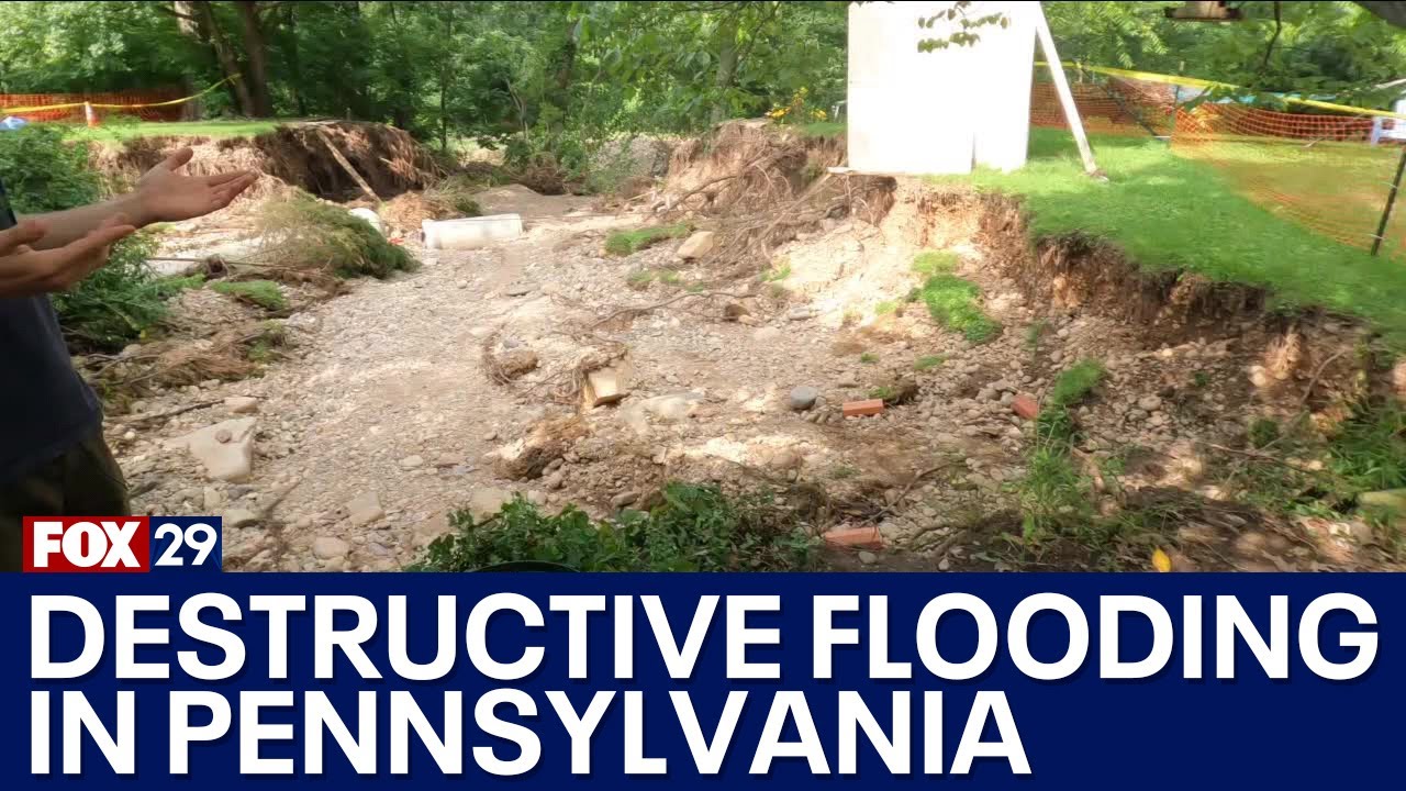 Deadly flooding in Pennsylvania leaves wake of destruction - YouTube