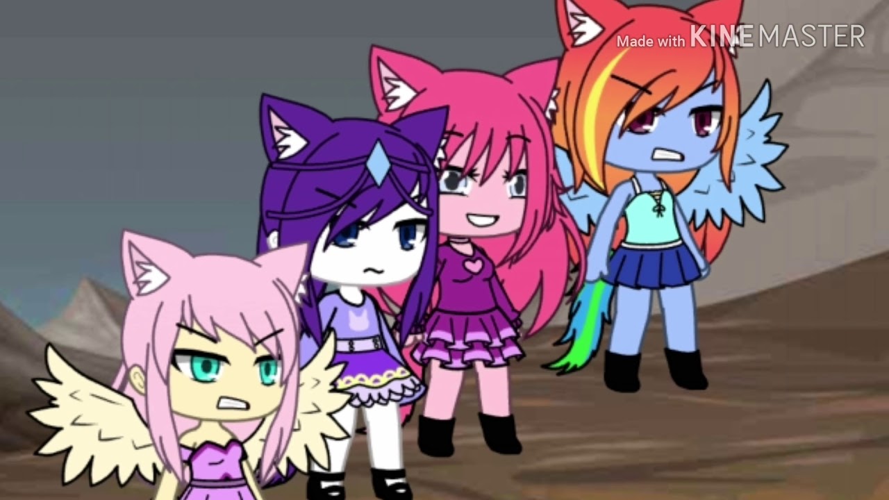 Mane Six VS Mean Six | Gacha Life | GachaGaming Nia | Lil Diff from the ...