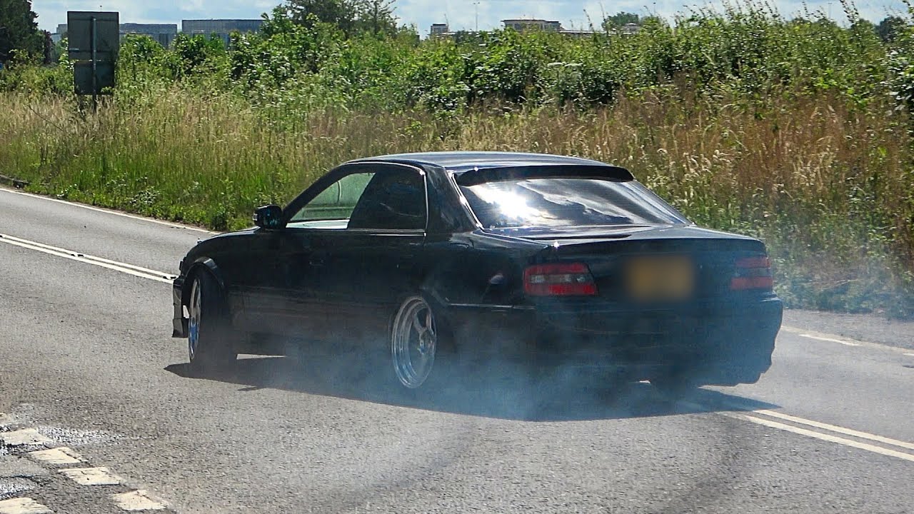 Chaser SENDS IT At Custom Car Show! - Tuners Leaving A Car Meet! - YouTube