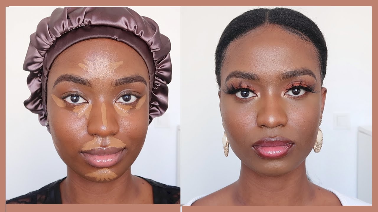 UPDATED Simple Dark Skin Makeup Routine. - YouTube