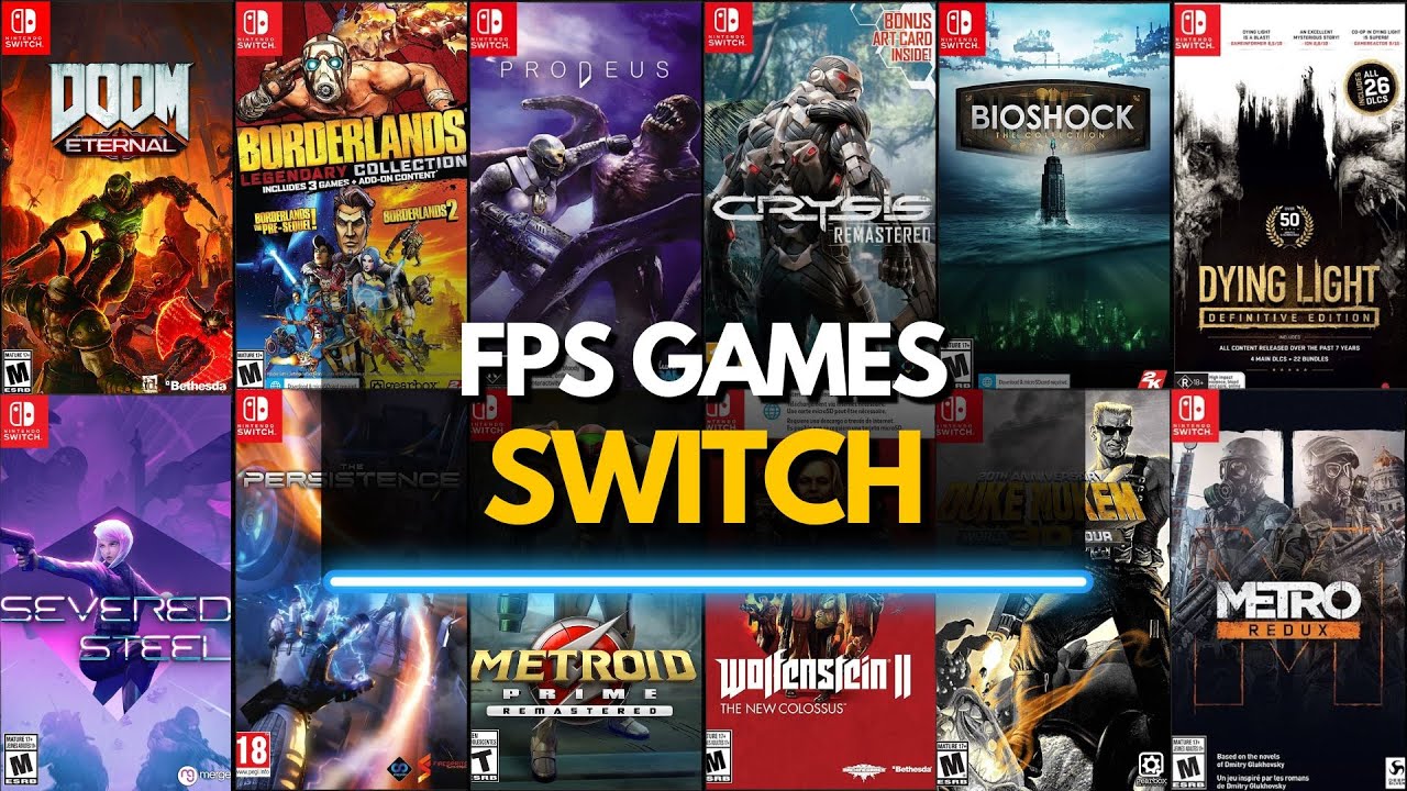 TOP 40 Best FPS Games On Nintendo Switch (2025) - YouTube
