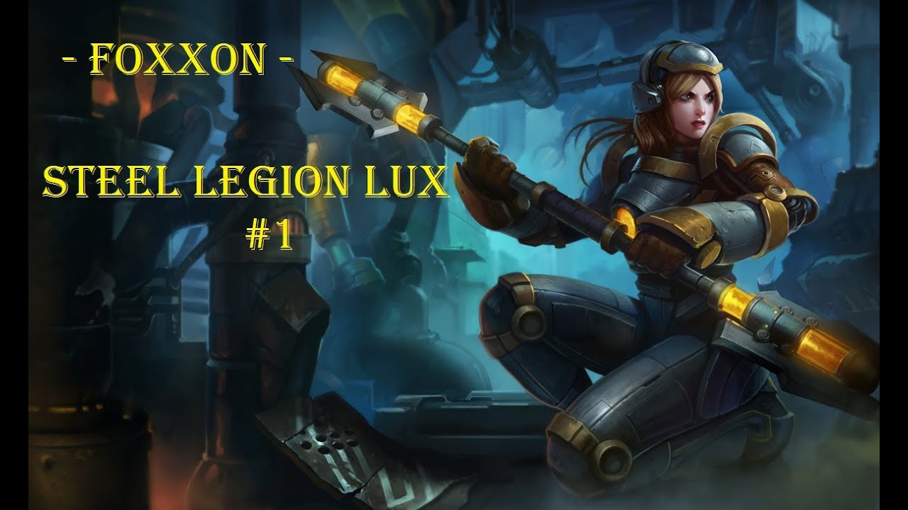 [ENG] LoL - Lux gameplay ~ Foxxon (With Darth Spicy and EagleEaye ...