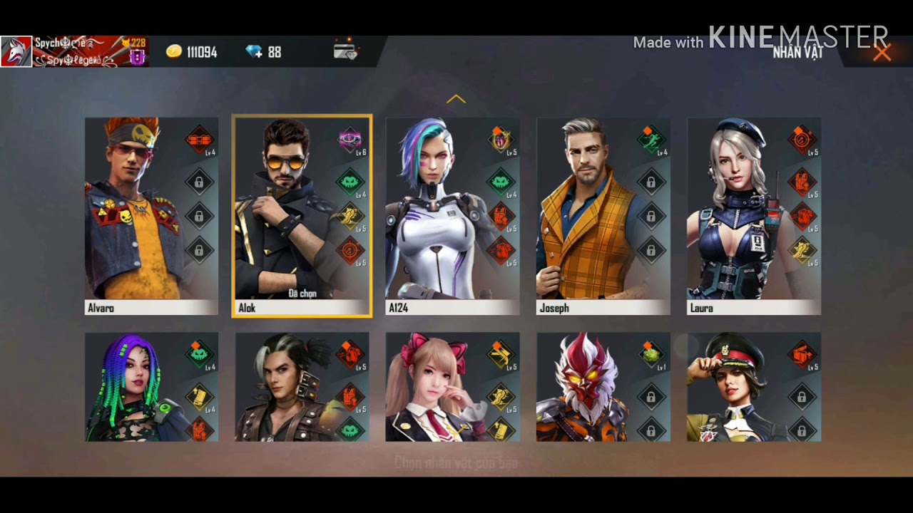 Free fire: Review 2 nick cũ và nick mới - YouTube