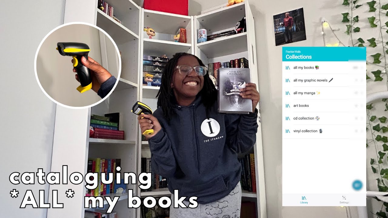 cataloguing ALL my books - YouTube