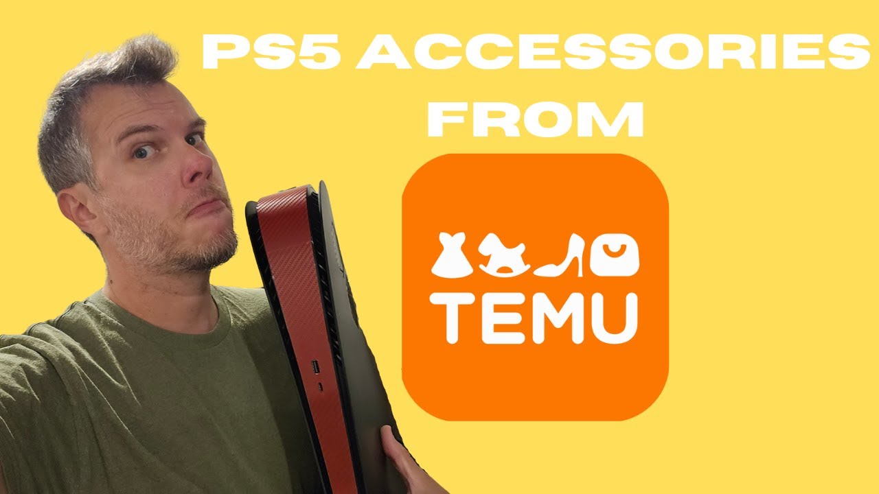 PS5 Face Plates and Vinyl from TEMU - YouTube